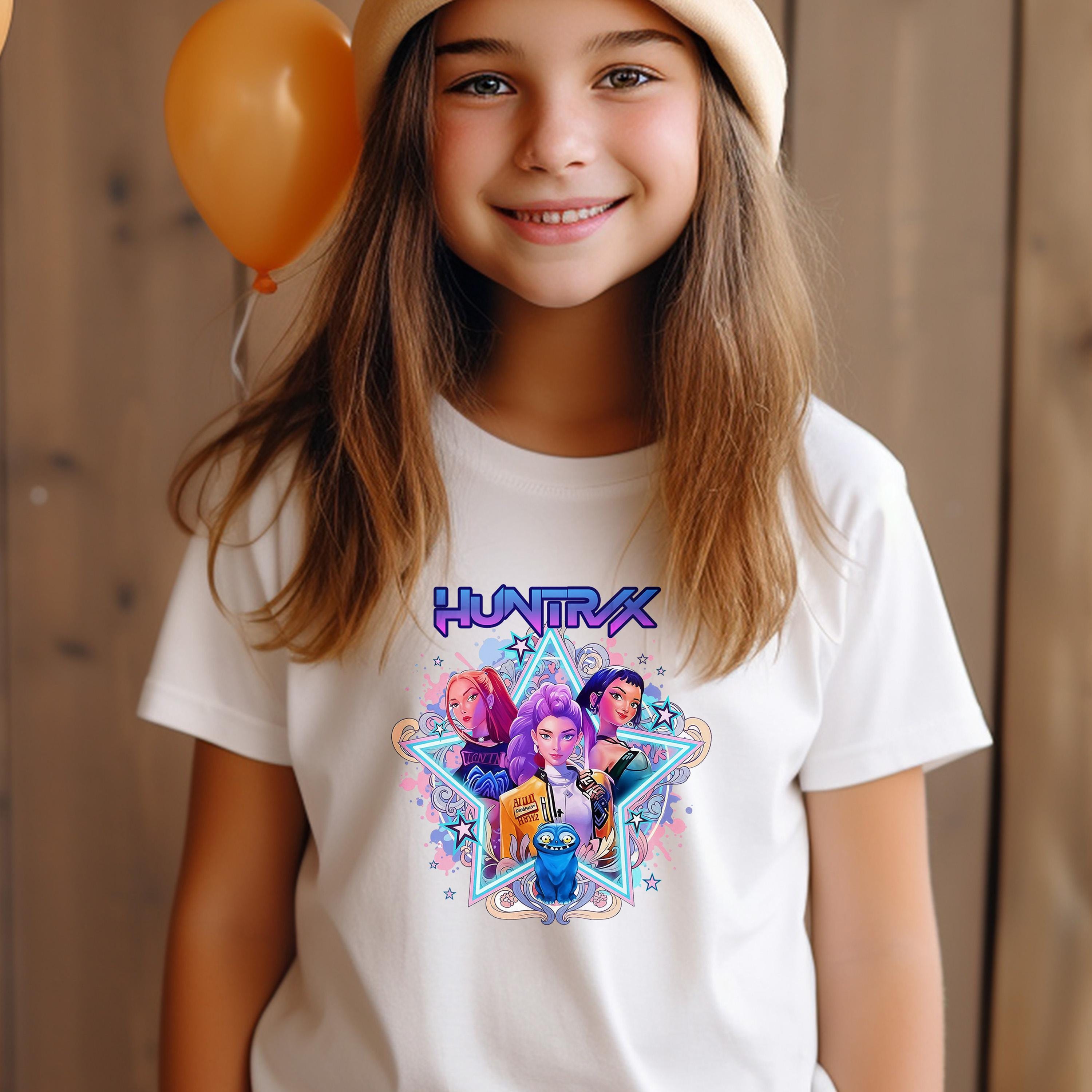 Huntrix Shirt Design Png | Kpop Blanket | Huntrix Shirt Digital ...
