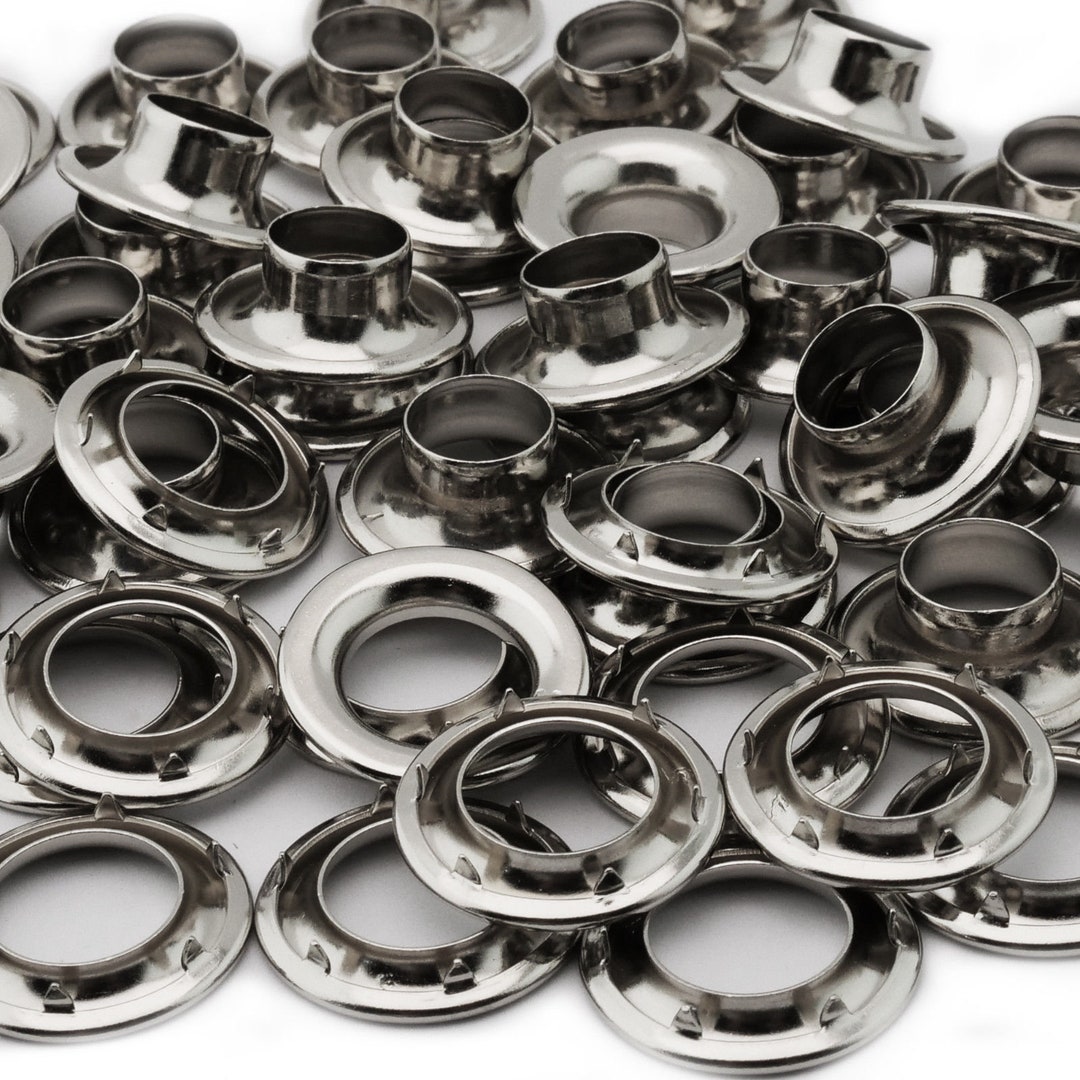 C.S. Osborne Nickel Plated Grommets & Spur Washers #N2-8 (size 8) 144 ...