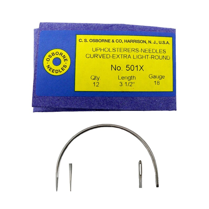 C.S. Osborne Pack of 12 Curved Needles Extra Light 501X Size - Etsy