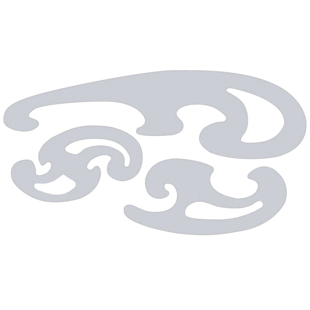 Westcott French Curve Set, 3 Pcs - Fashion Patternmaking & Dressmaking ...