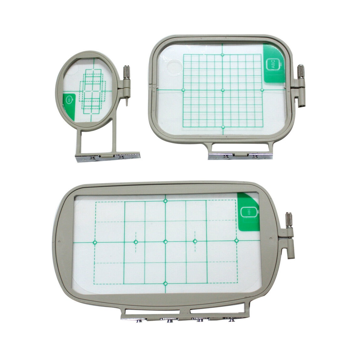 3 Pc. Embroidery Hoop Set - Brother Se-350, Se-400, He-240, LB-6800PRW ...
