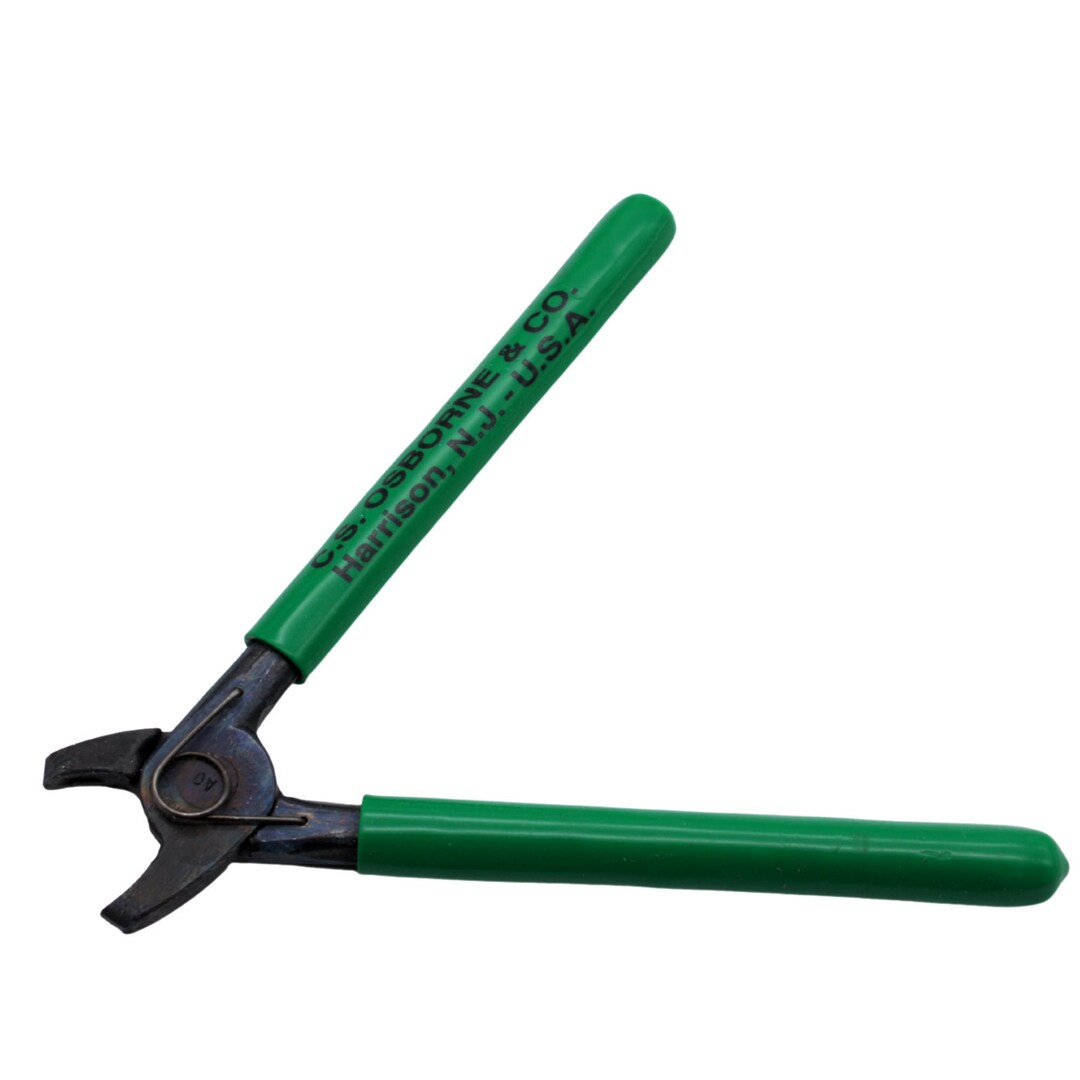 C.S. Osborne Hog Ring Pliers 1440-AO Straight Open Spring Type - Etsy ...