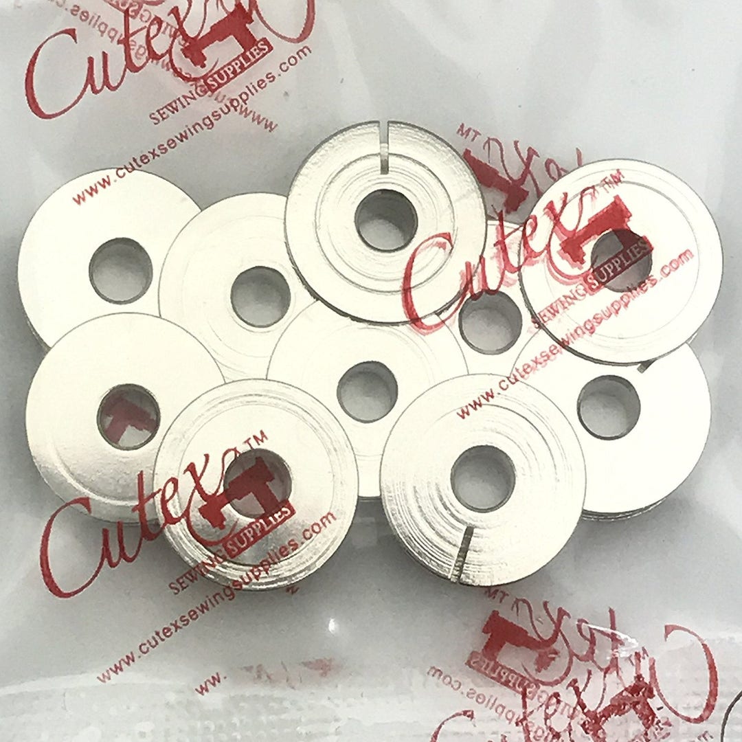 10 Small Bobbins for Singer 29-1, 29-4, 29k Class Sewing Machines #8604 ...
