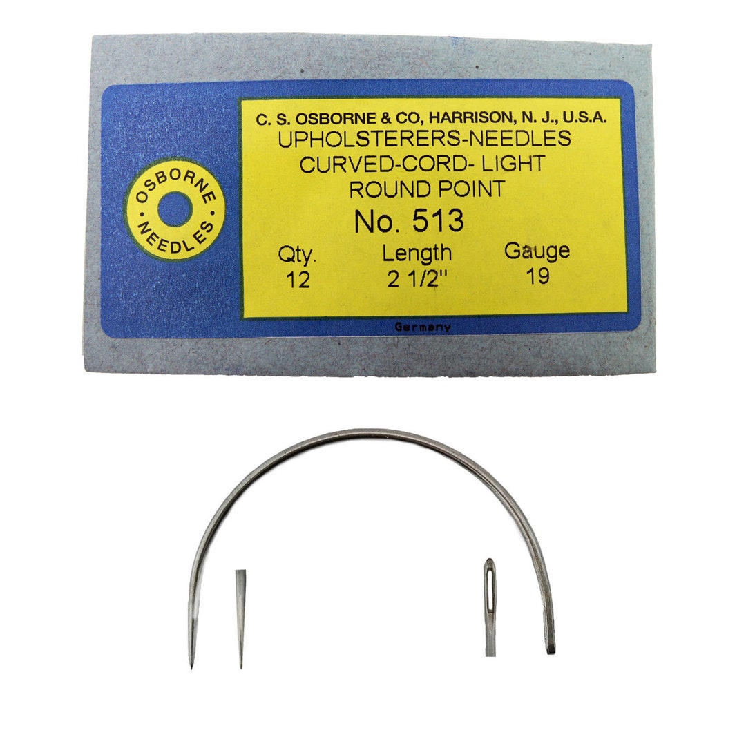 C.S. Osborne 12/pk. Curved Cord Light Needles 513 Size - Etsy