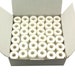 Cutex™ L-size Plastic Sided White Prewound Embroidery Machine Bobbins ...