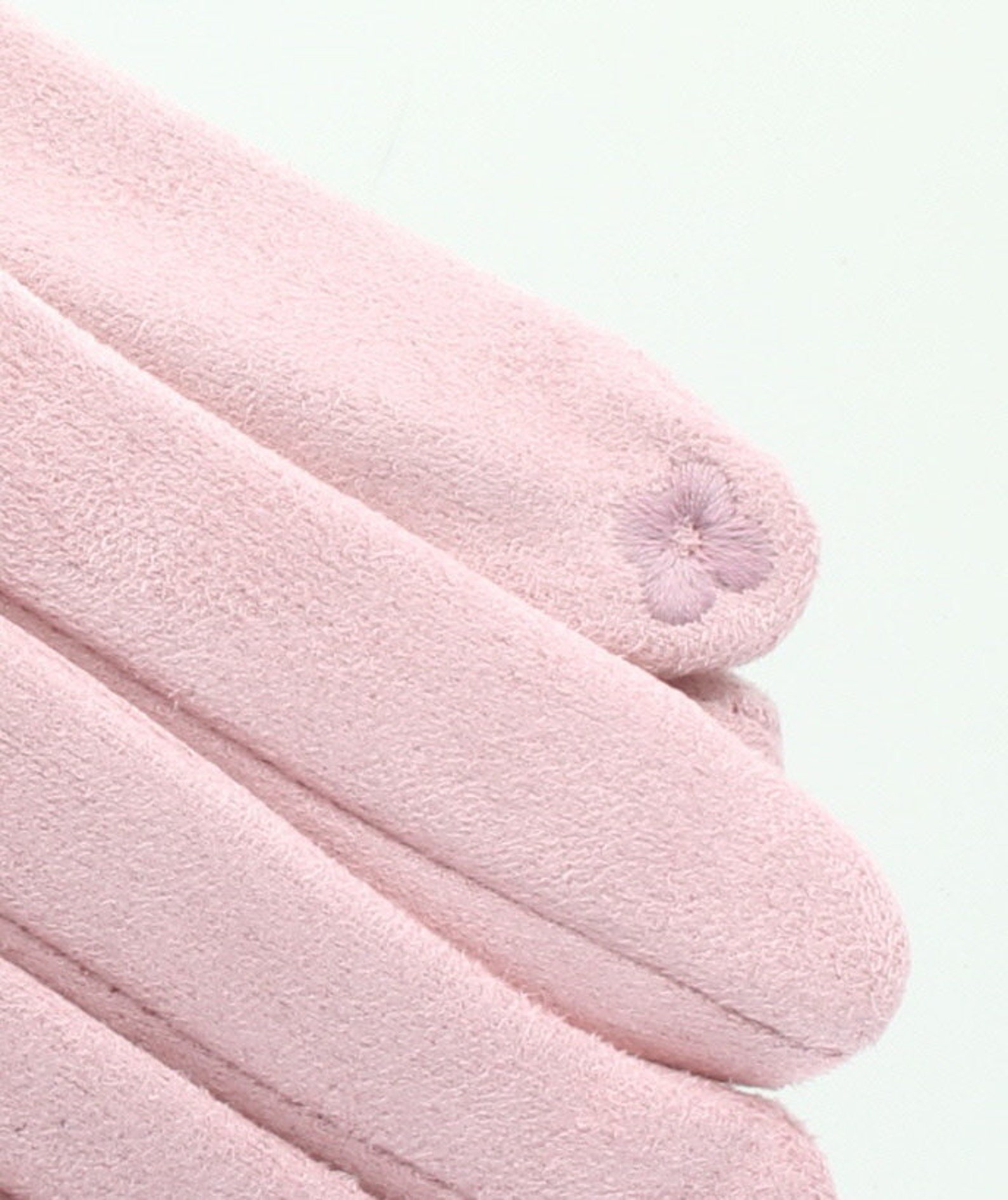 Dusty Rose Pink Faux Suede Gloves From Memories Fashion Accessories - Etsy