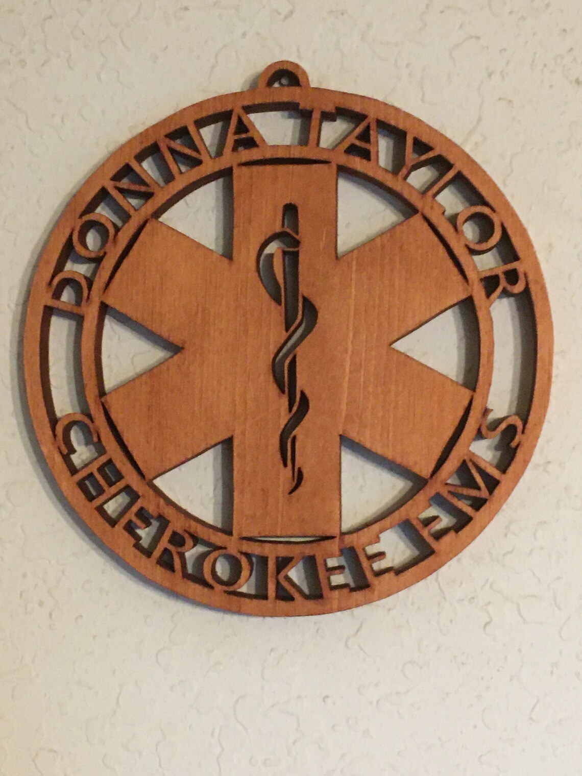 Paramedic Scroll Saw Circle - Etsy