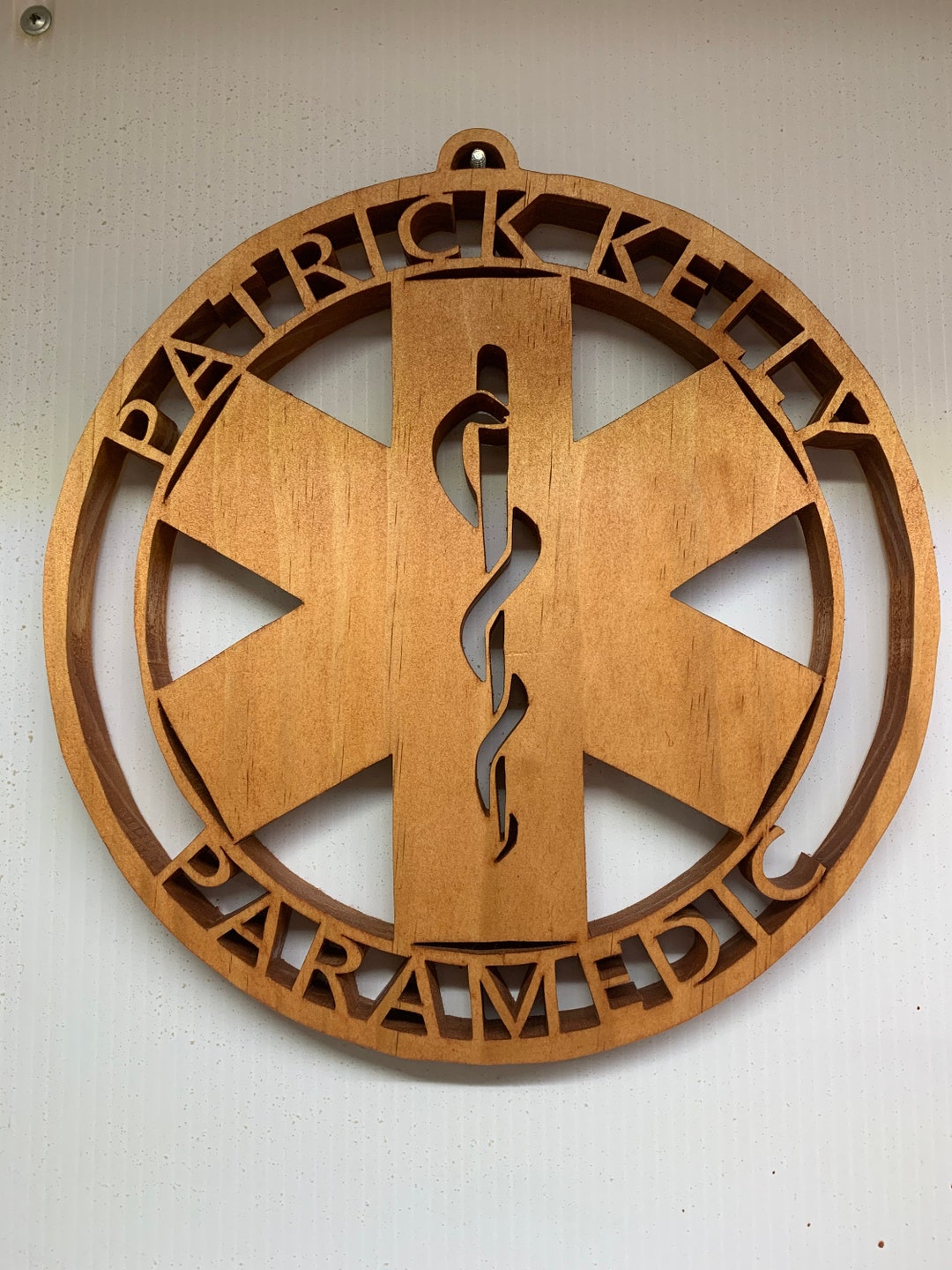 Paramedic Scroll Saw Circle - Etsy