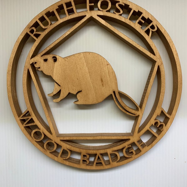 Wood Badge Critter - Etsy