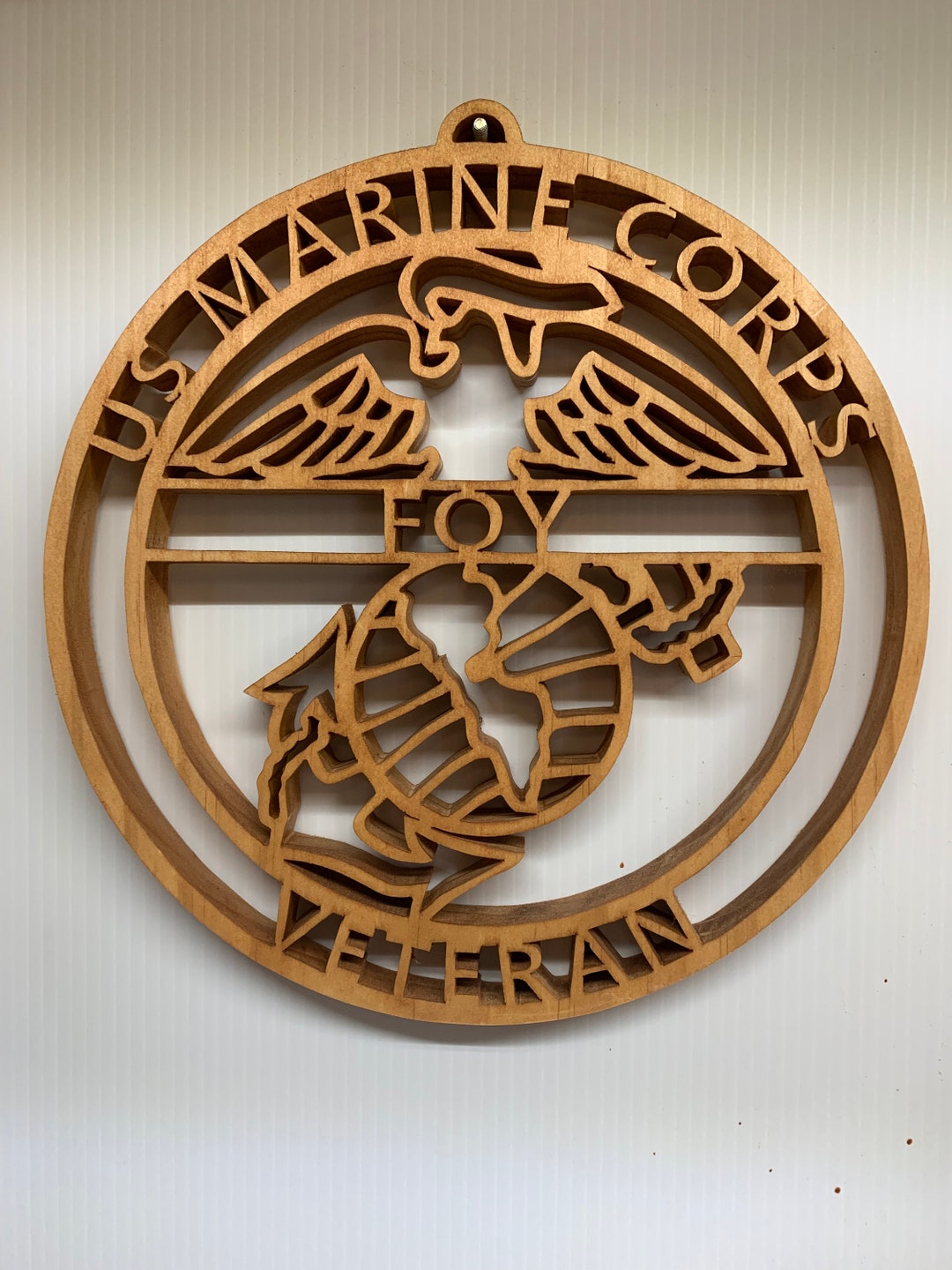 USMC Veteran Scroll Saw Art - Etsy