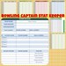 Bowling Captain Team Organizer and Stat Tracker - Excel Spreadsheet - Etsy