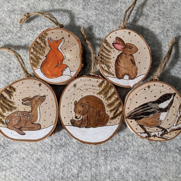 Wood Forest Animals - Etsy