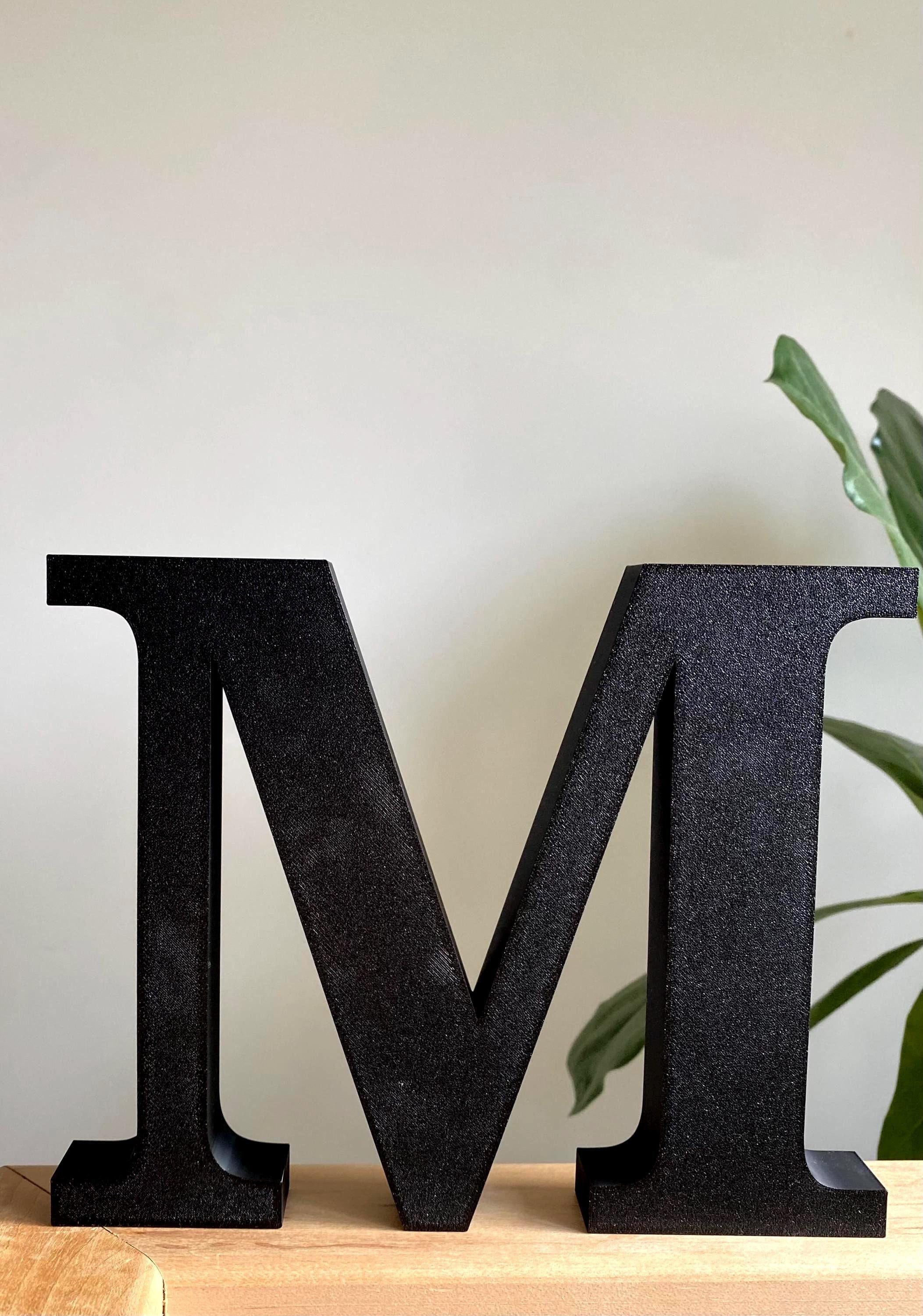 Freestanding Letters Decor Custom 3d Block Letters Decoration Initials ...