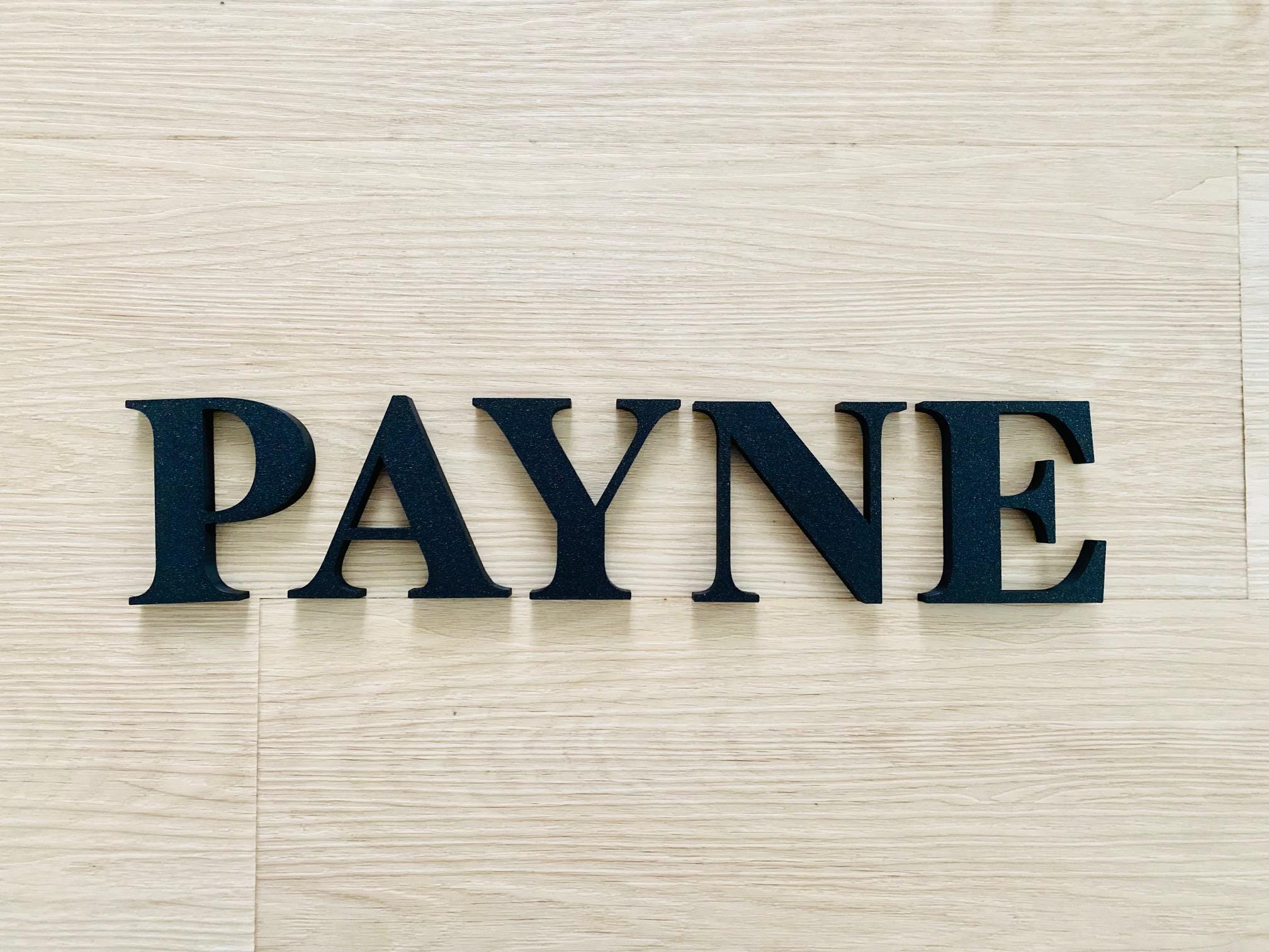 Wall Name Letters Decor Custom Name 3d Letters Decoration for Nursery ...