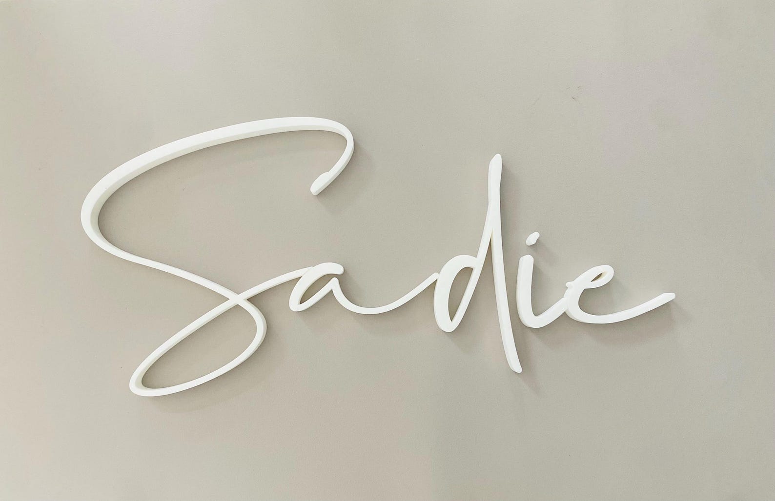 Wall Name Letters Decor Custom Name 3d Letters Decoration for Nursery ...