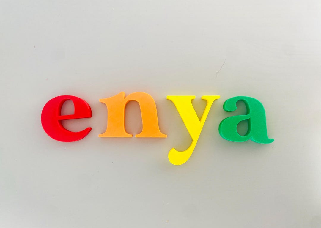 Wall Name Letters Decor Custom Name 3d Letters Decoration for Nursery ...