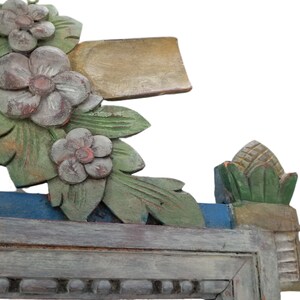 Antique French 18th Century Carved Garden Theme Mirror. Original Patina ...