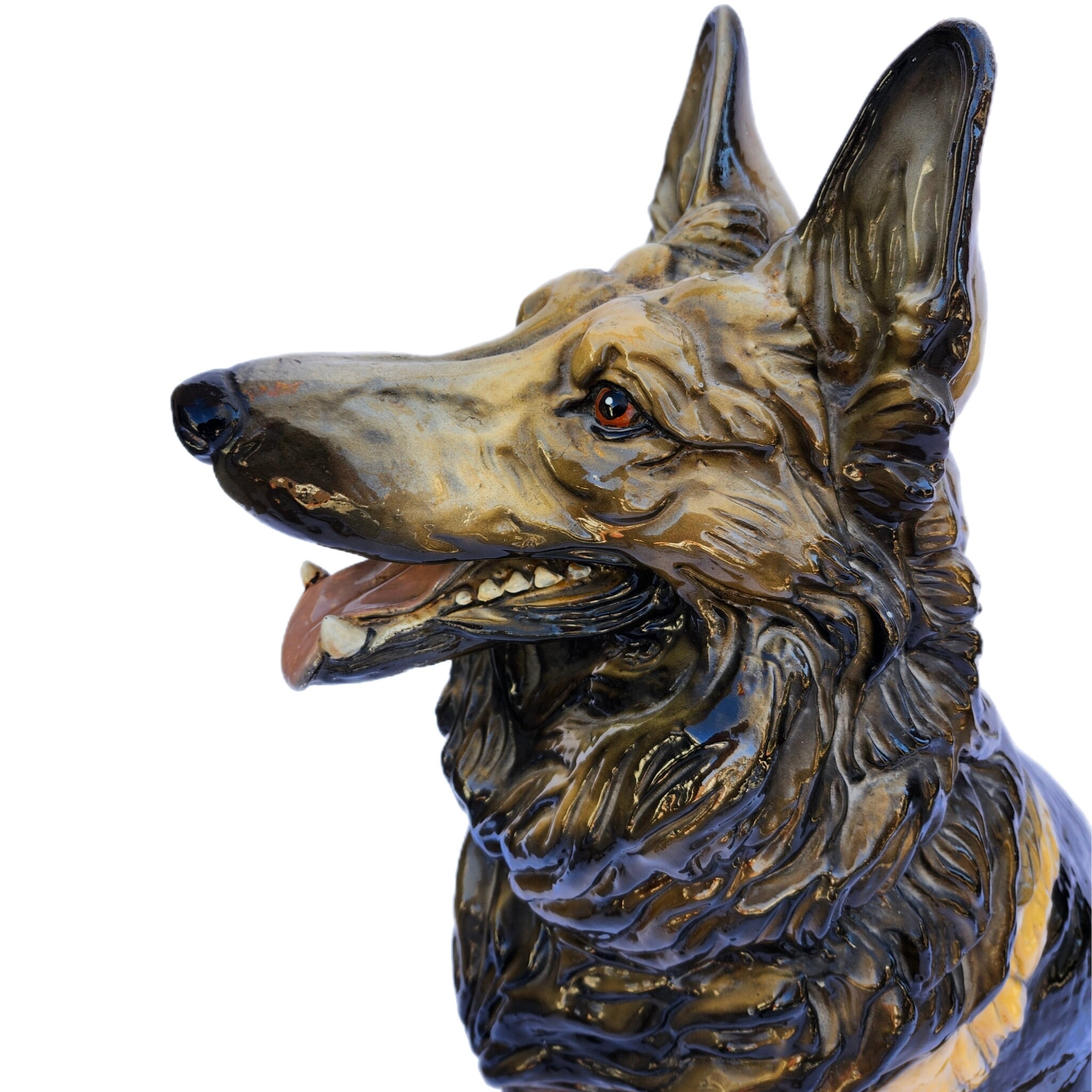 Life Size German Shepherd Statue by Marwal Industries. VERY RARE FIND ...