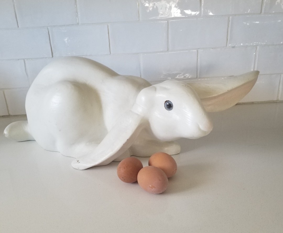 Hand Carved Solid Wood Life Size Rabbit Leo Koppy, Hard to Find ...
