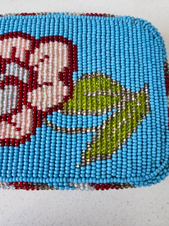 Stunning, hand beaded Native American belt buckle. A … - Gem