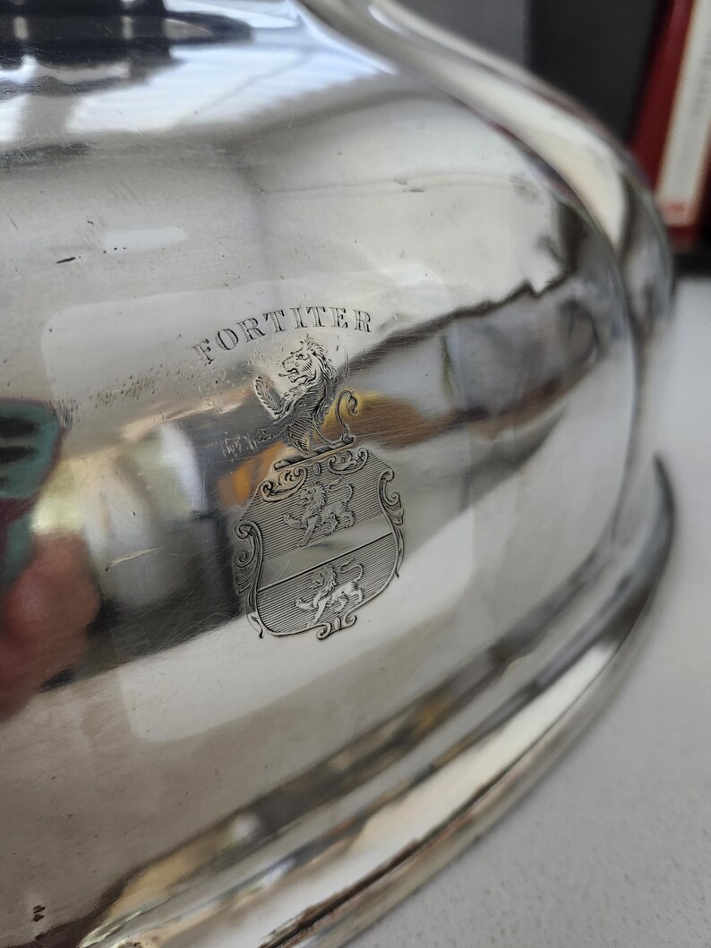 FORTITER French Silver Plate Meat Dome / Cloche. Perfect for the ...