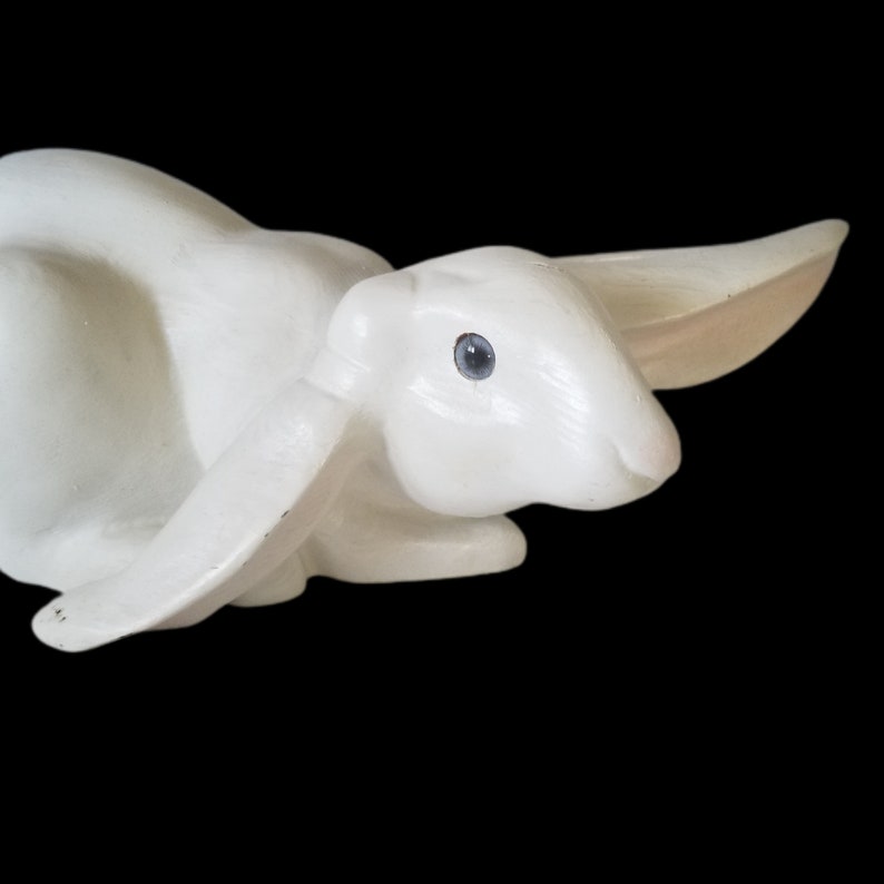 Hand Carved Solid Wood Life Size Rabbit Leo Koppy Hard to - Etsy