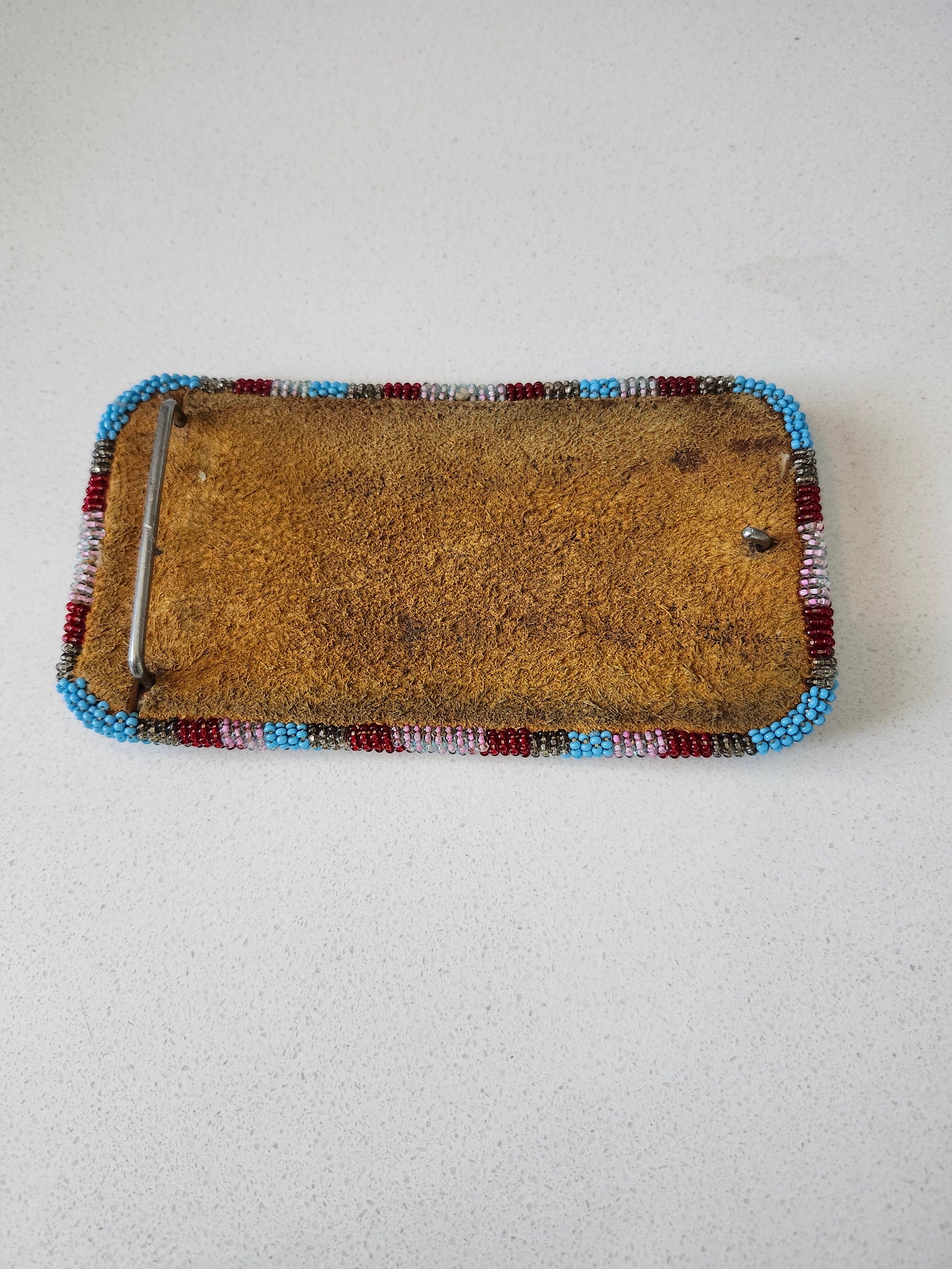 Stunning, Hand Beaded Native American Belt Buckle. A Show Stopper! - Etsy