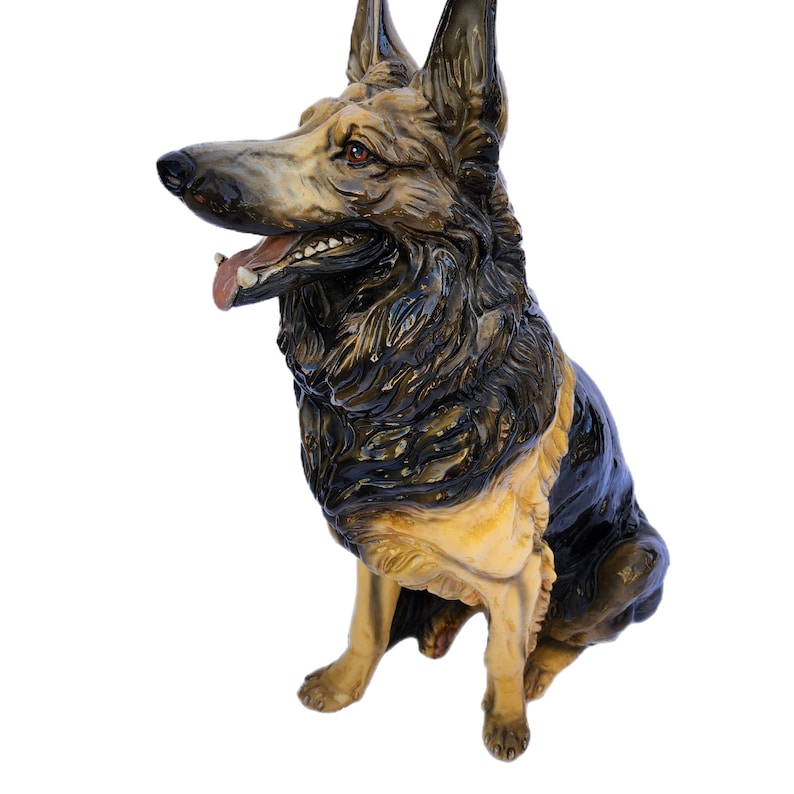 Life Size German Shepherd Statue by Marwal Industries. VERY RARE FIND ...