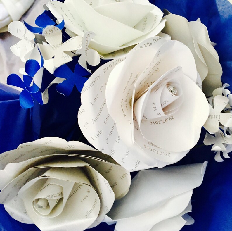 First Wedding Anniversary Gift Paper Anniversary Flower Etsy first-wedding-anniversary-gift-paper-anniversary-flower-etsy