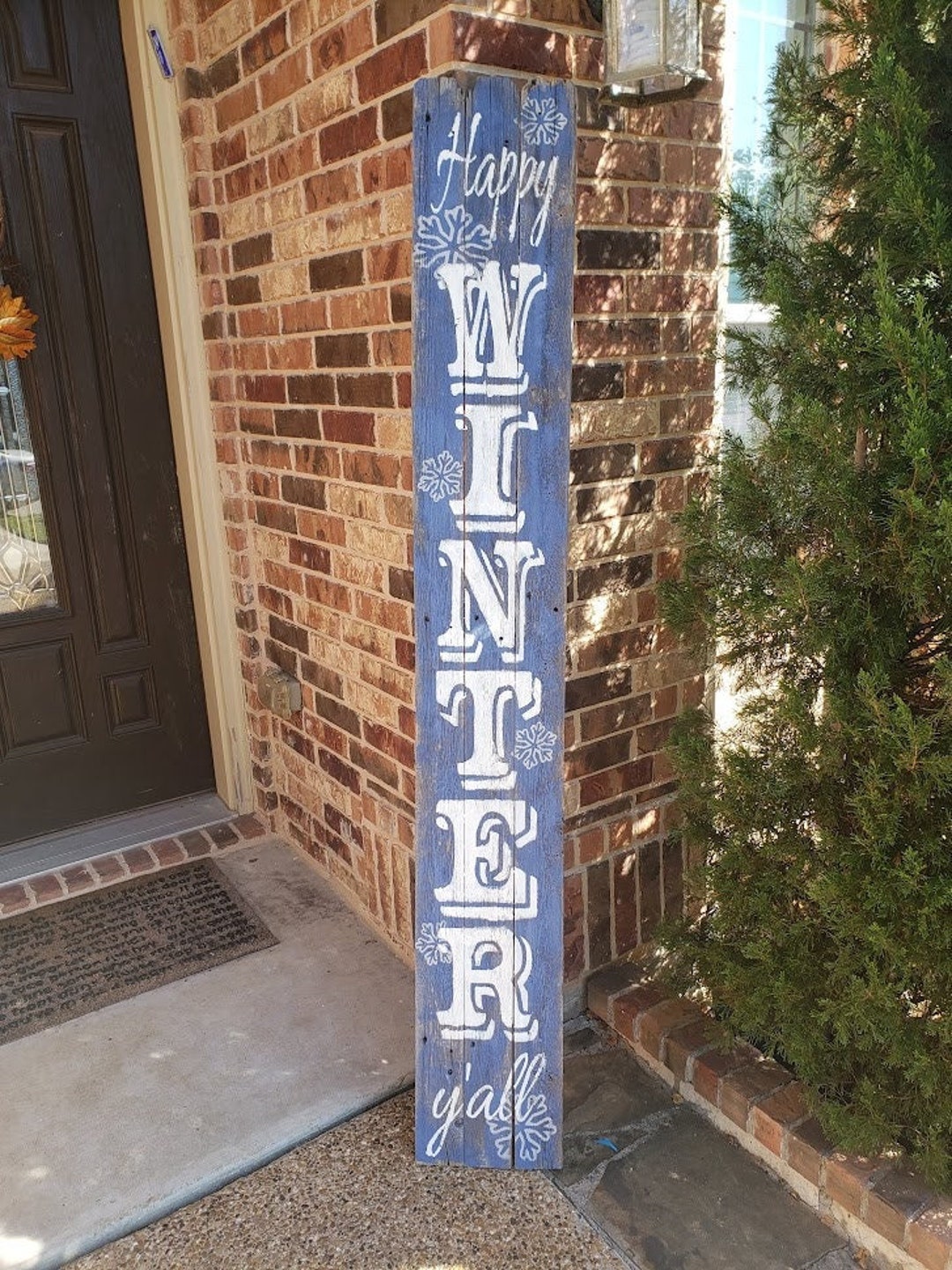 Welcome Winter Wood Sign/ Winter Wood Sign/ Front Porch Decor ...