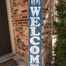 Welcome Wood Sign/ Front Porch Sign/ Unwelcome Sign/ Rustic Wood Sign ...