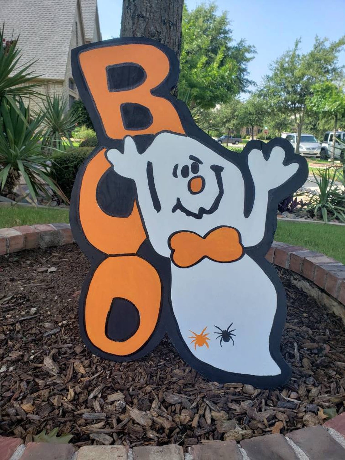 Boo Ghost Yard Decor/ Halloween Ghosts/ Halloween Decor/ Lawn - Etsy