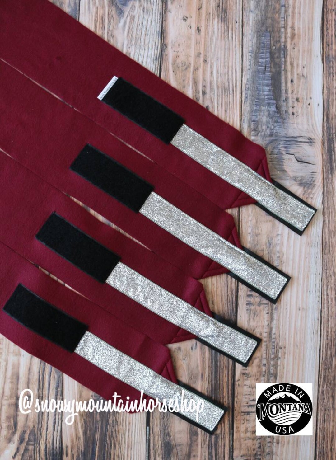 Polo Wraps / Stable Wraps, Set of 4 , Standard or Yearling/ Pony Size ...