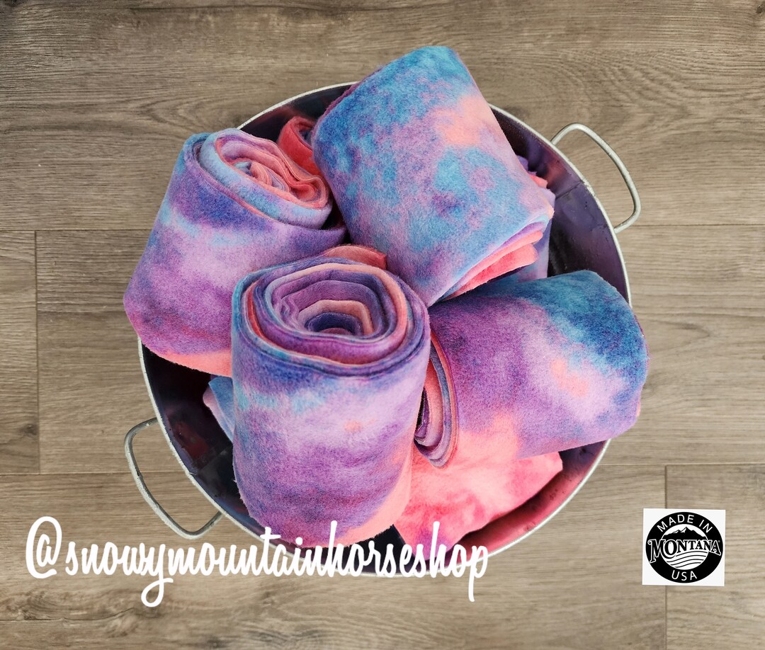 Sheep Leg Wraps, Goat Leg Wraps, Mini Horse Leg Wraps, Sky Tie Dye ...