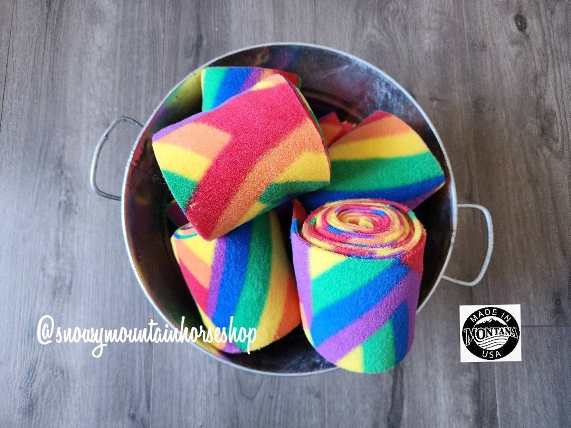 Sheep Leg Wraps, Goat Leg Wraps, Mini Horse Leg Wraps, Rainbows - Etsy ...