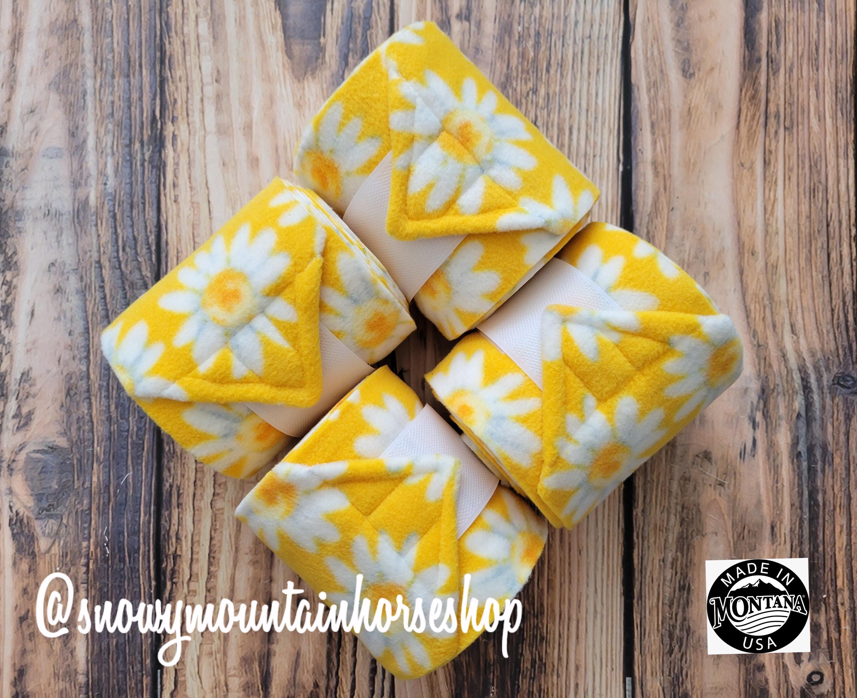 Sheep Leg Wraps, Goat Leg Wraps, Mini Horse Leg Wraps, Yellow Base ...