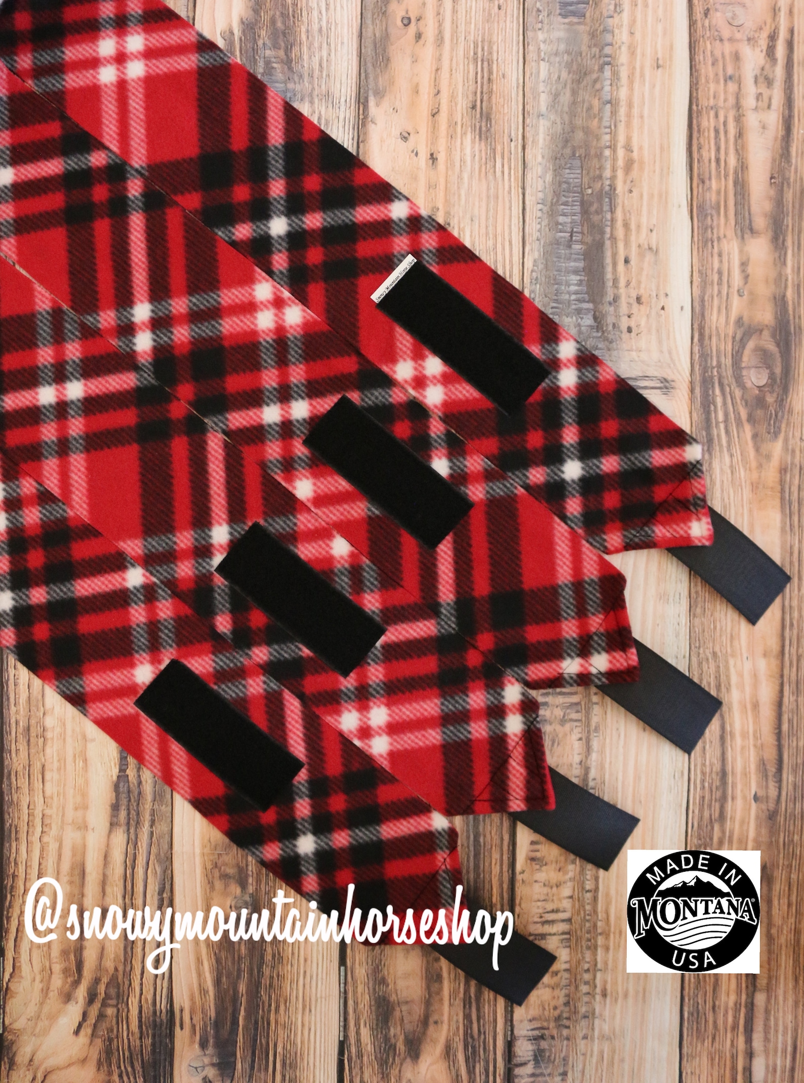 Sheep Leg Wraps, Goat Leg Wraps, Mini Horse Leg Wraps, Red Plaid - Etsy