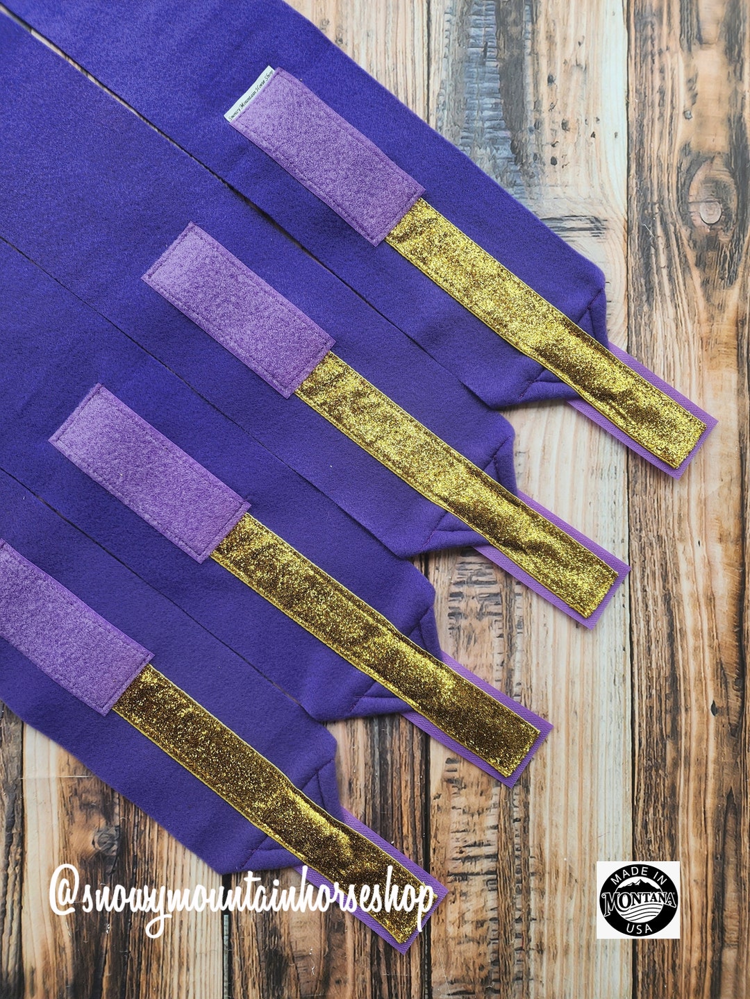 Polo Wraps / Stable Wraps, Set of 4 , Standard or Yearling/ Pony Size ...