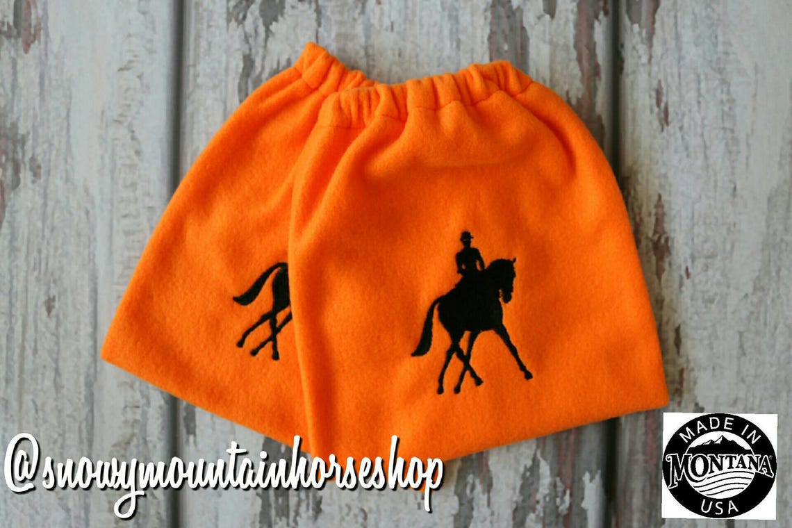 English Stirrup Covers, Stirrup Bag, Equine Iron Covers, Elastic ...
