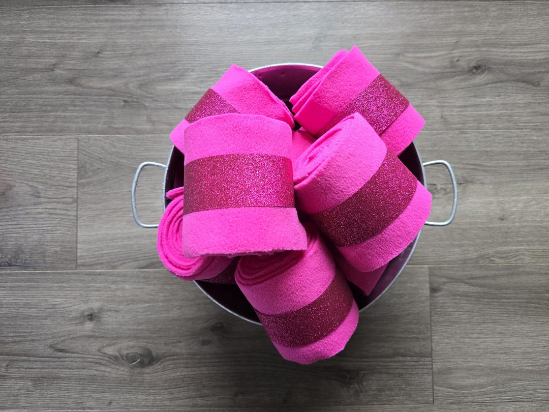 Sheep Leg Wraps, Goat Leg Wraps, Mini Horse Leg Wraps, Hot Pink Base ...