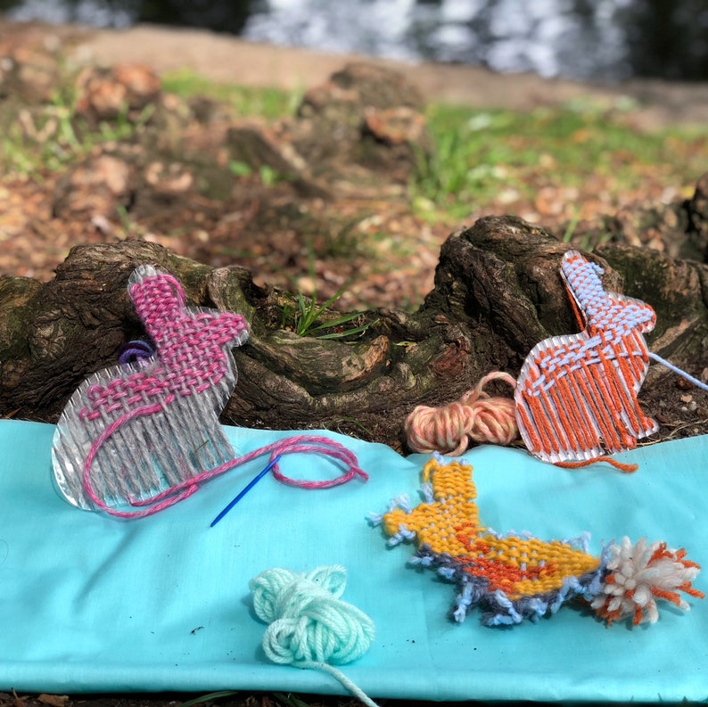 Rabbit Mini Weaving Loom Kit - Etsy
