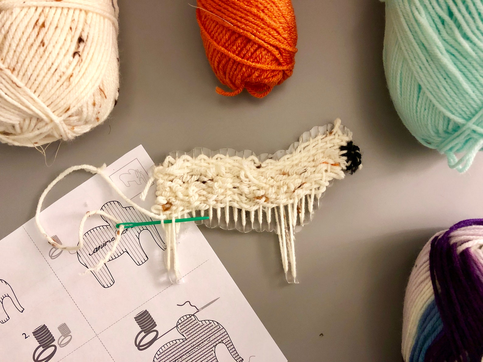 Sheep Mini Weaving Loom Kit - Etsy