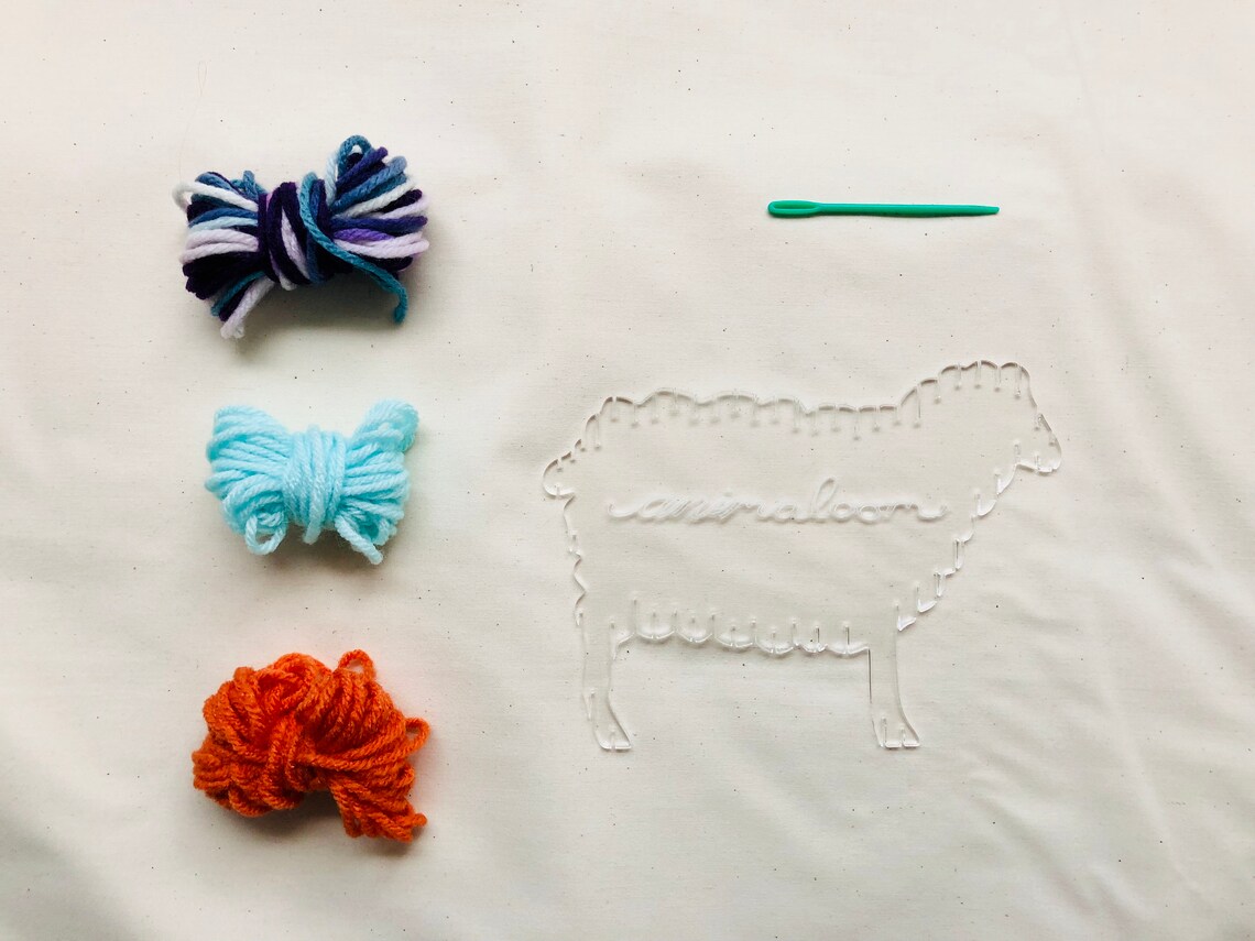 Sheep Mini Weaving Loom Kit - Etsy