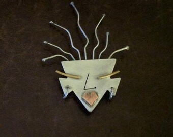 Face brooch | Etsy