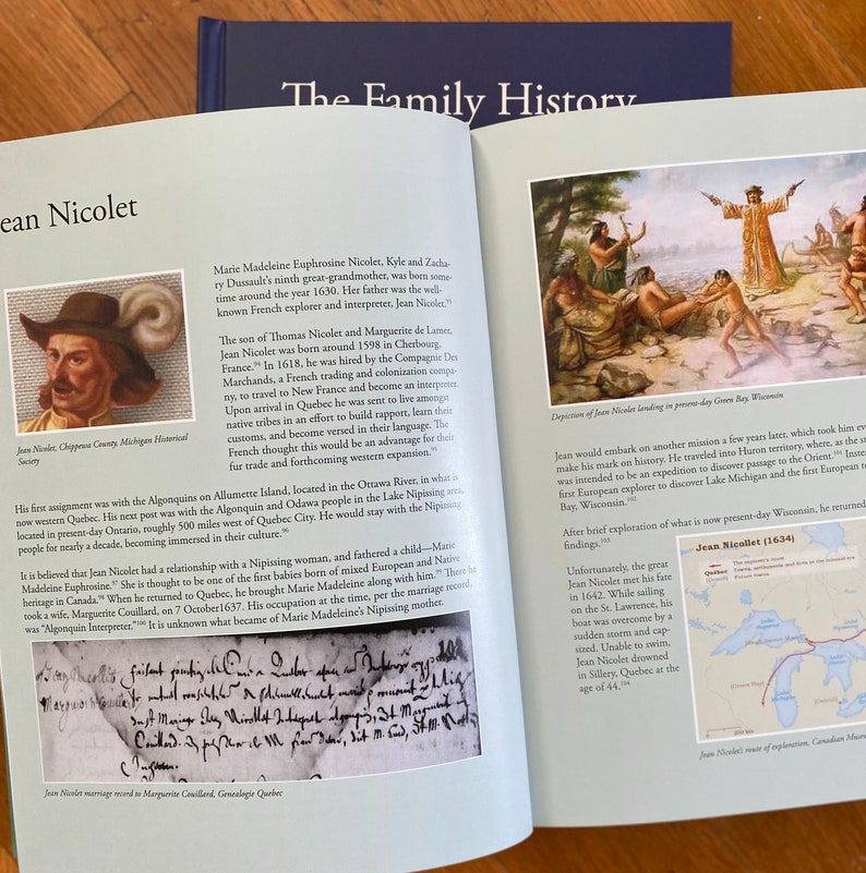 Custom Family History Book Professionally Printed Hard-bound Family ...