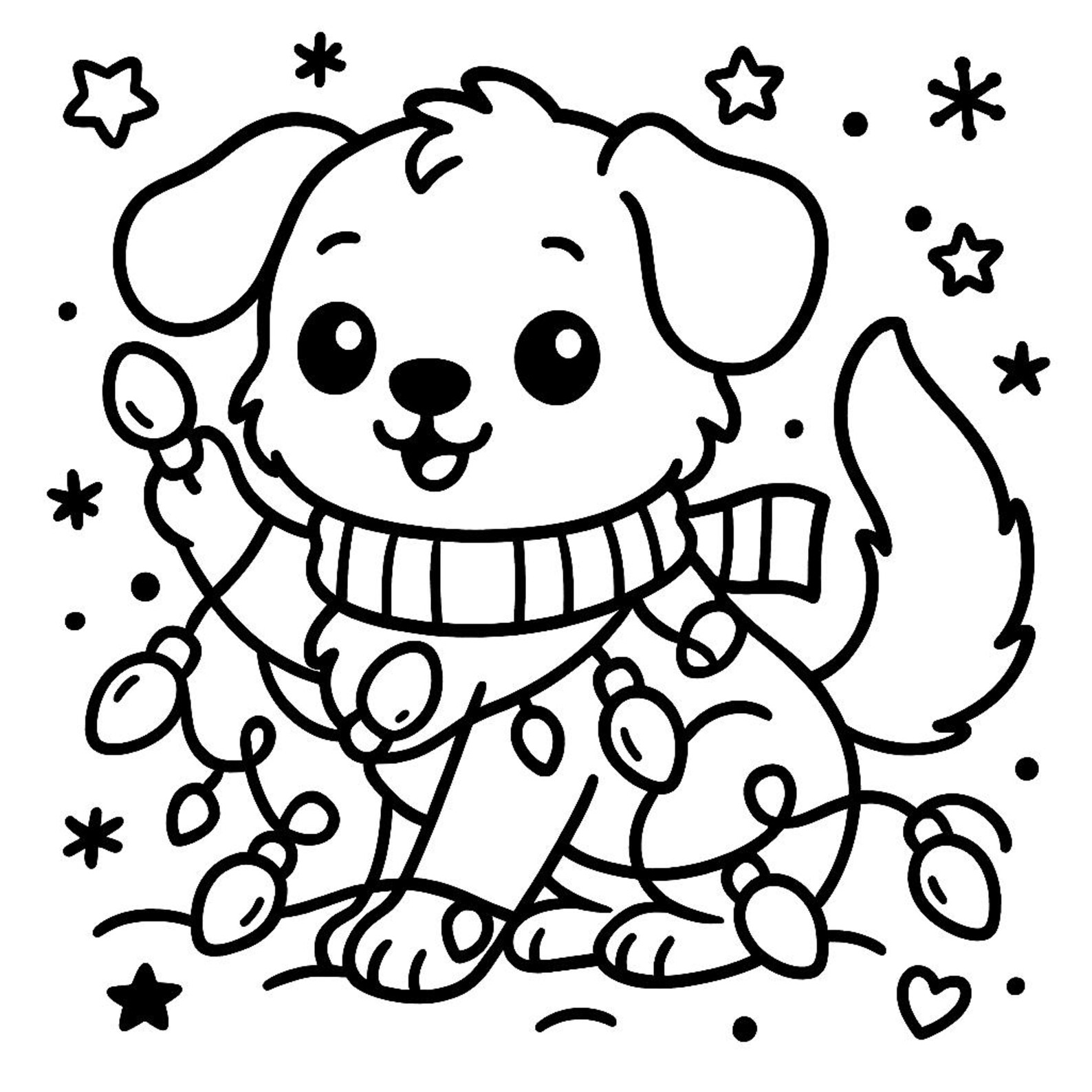 Winter Coloring Pages: 15 Cozy Animal Printables (PDF) - Etsy