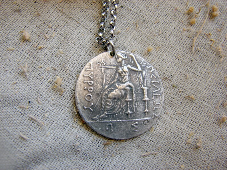 Zeus and Dione Ancient Greece Copy of Coin Pendant Necklace - Etsy