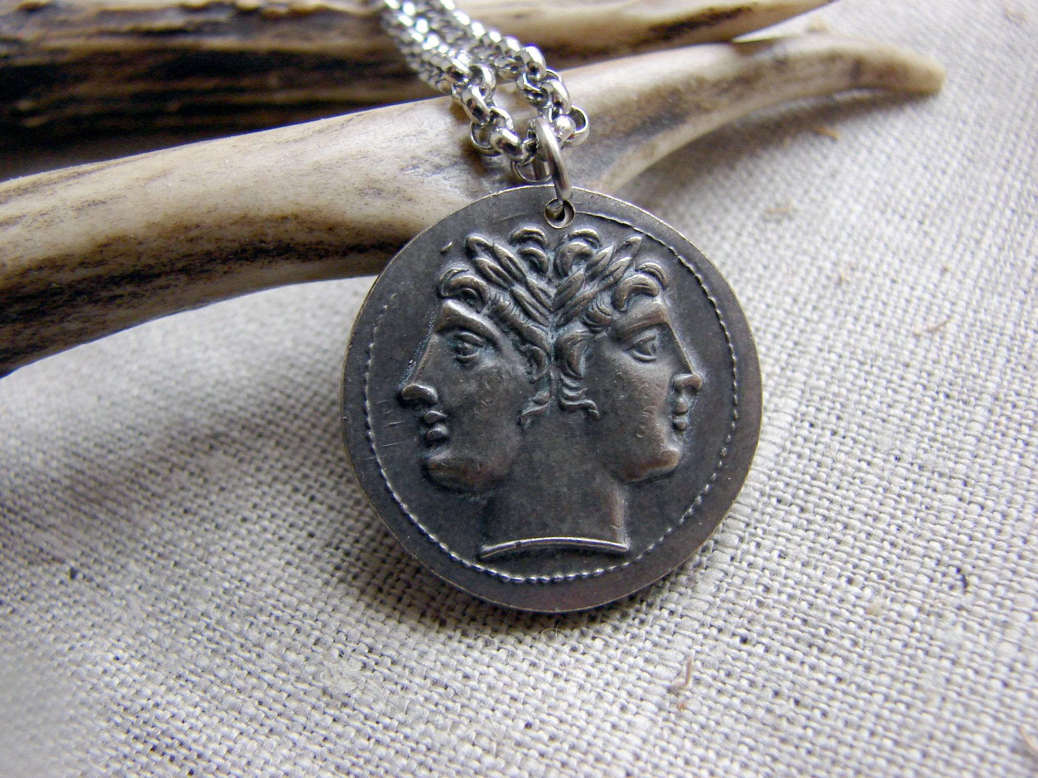 Janus Ancient Roman Copy of Coin Two-faced God Replica Ancient - Etsy