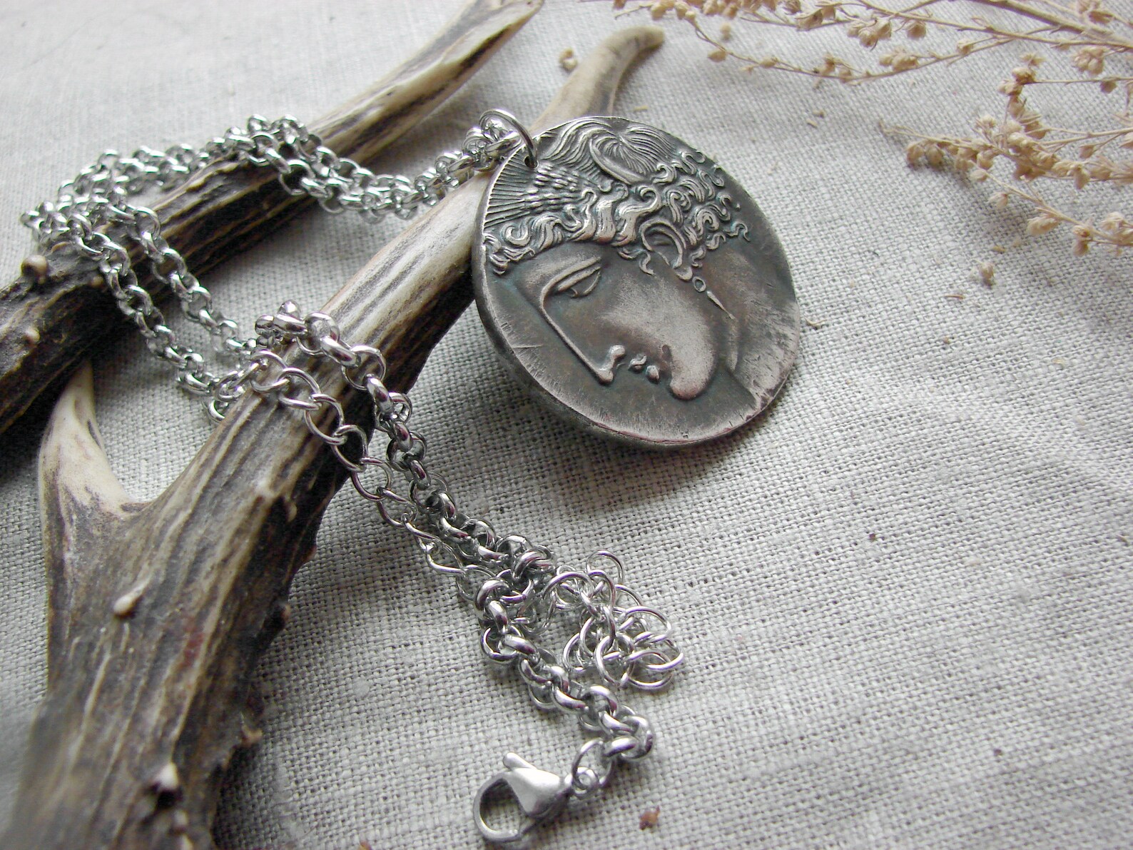 Tanit Astarte Persephone and Winged Pegasus Ancient Greece - Etsy