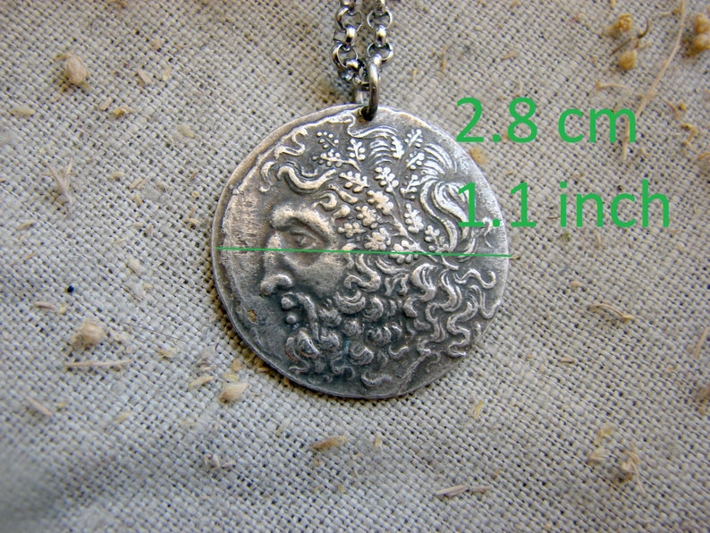 Zeus and Dione Ancient Greece Copy of Coin Pendant Necklace - Etsy